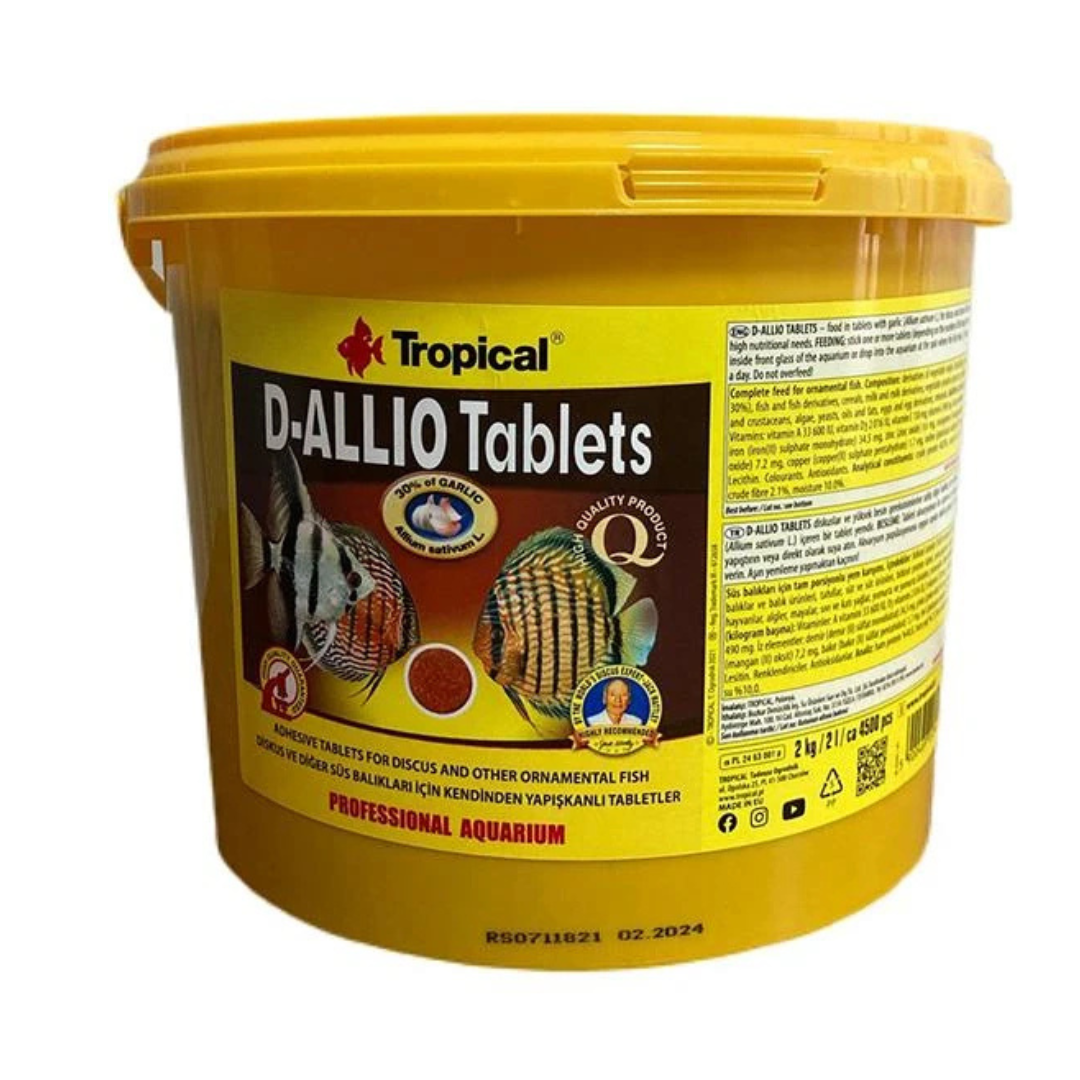TROPICAL D-ALLIO TABLETS 100 ADET KOVADAN BÖLME – Narlıdere Akvaryum ...